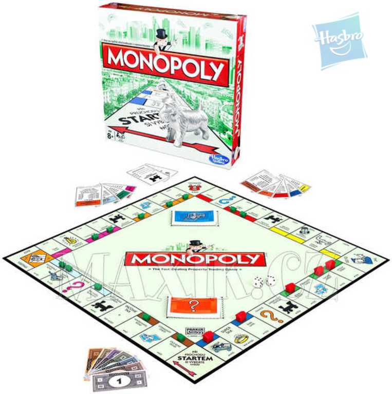 HASBRO Hra MONOPOLY Standart CZ *SPOLEČENSKÉ HRY* Kočka - Dětská hračka ...