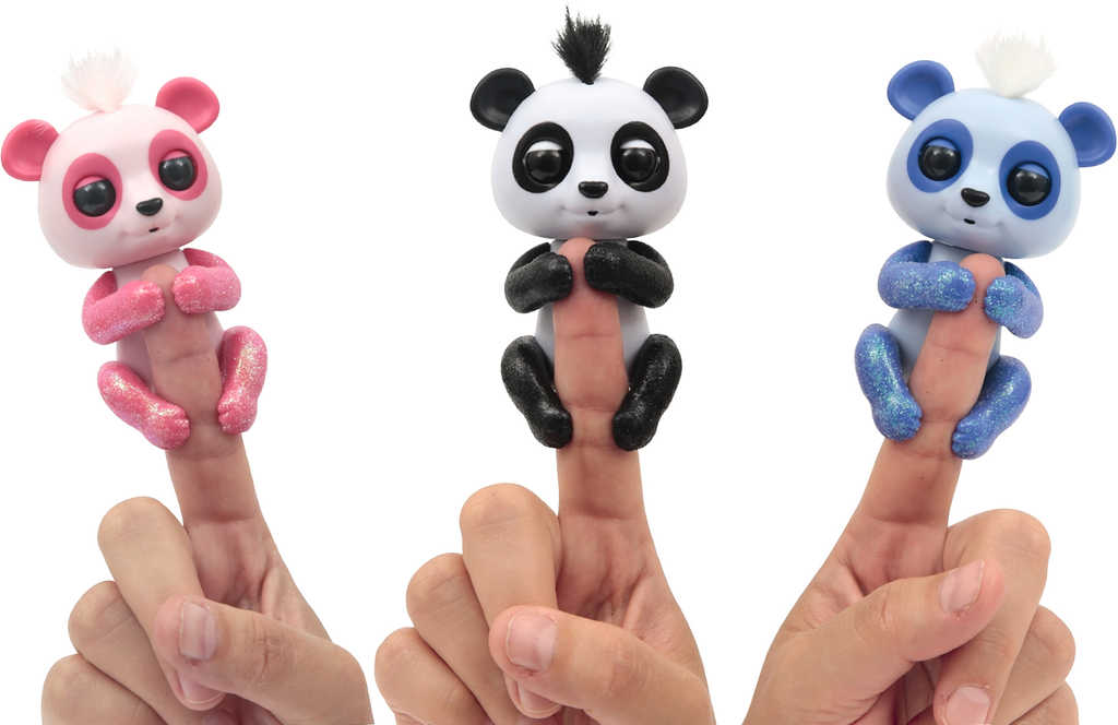 Fingerlings Baby Panda zvířátko interaktivní na prst na baterie různé ...