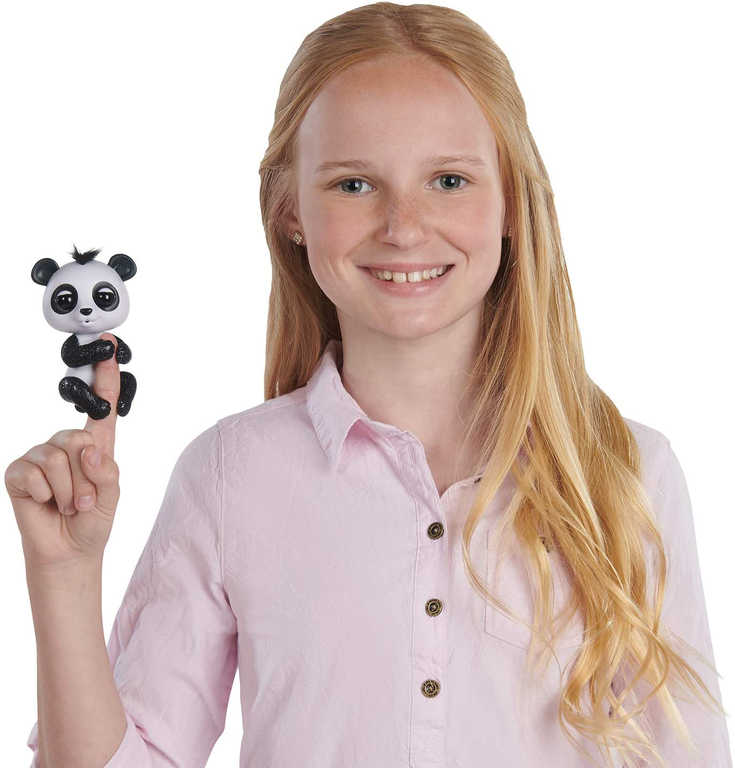 Fingerlings Baby Panda zvířátko interaktivní na prst na baterie různé ...