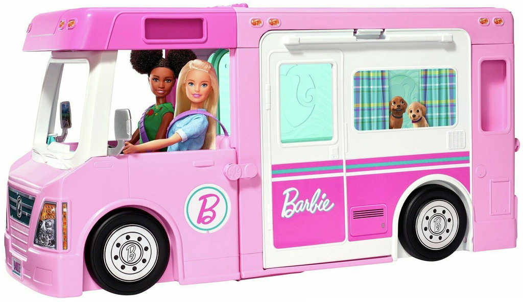 MATTEL BRB Barbie Karavan snů 3v1 herní set obytný vůz variabilní s ...