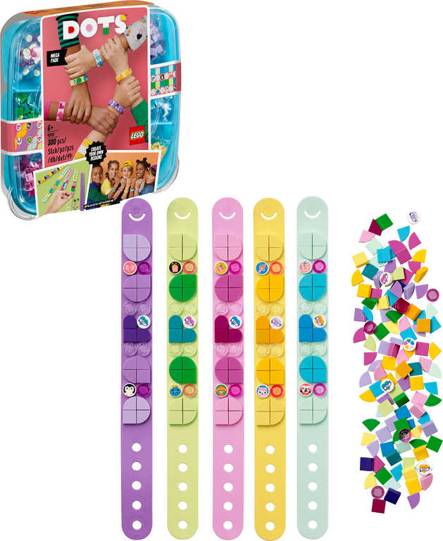 LEGO DOTS Mega balení náramků 41913 STAVEBNICE - Dětská hračka | Hračky ...