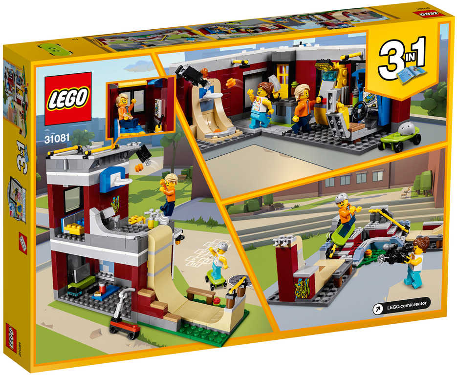 LEGO CREATOR Dům skejťáků 3v1 STAVEBNICE 31081 | Hračky ŇUFF.cz